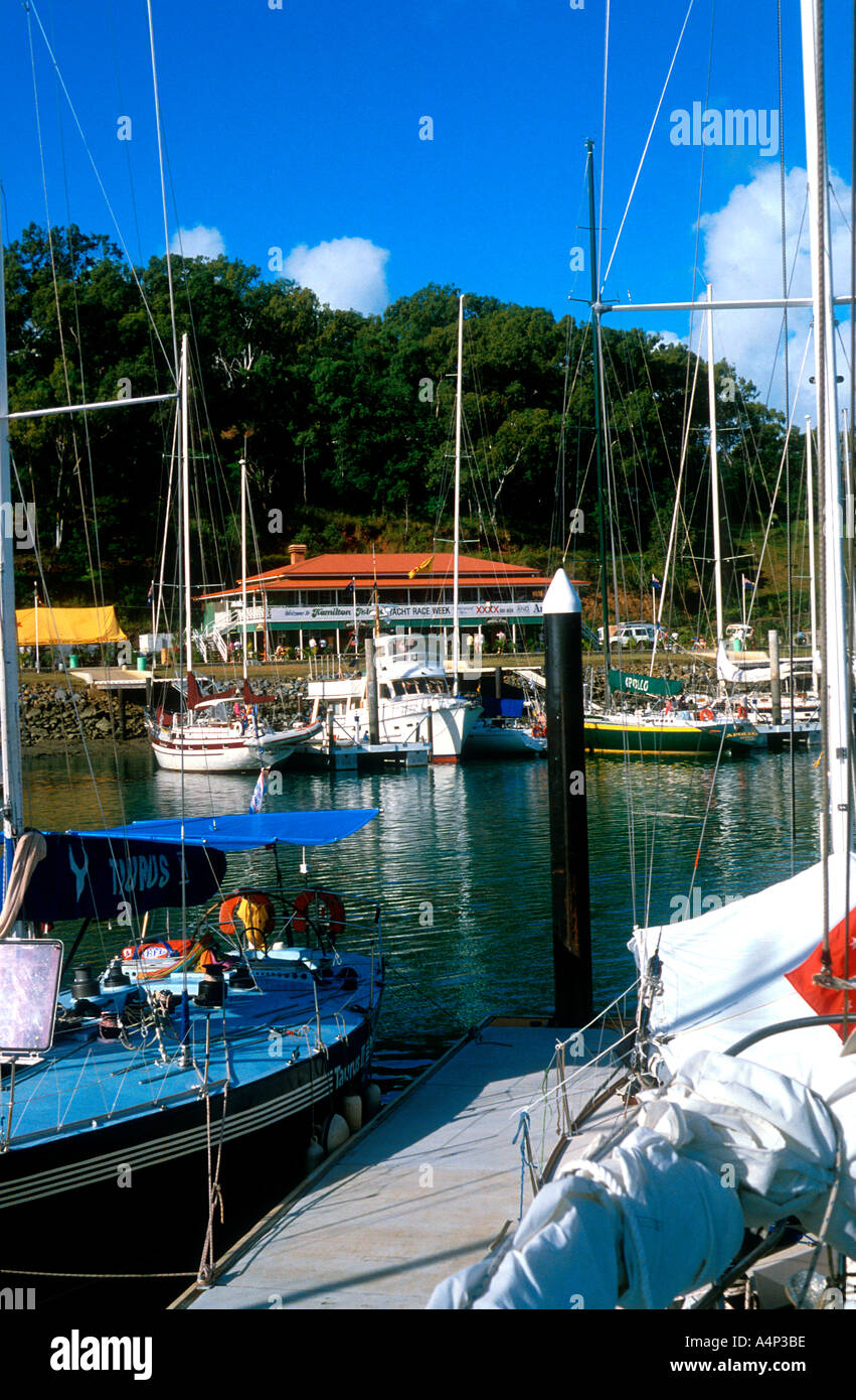 Hamilton Harbour Hamilton Island Queensland Australia Stock Photo - Alamy