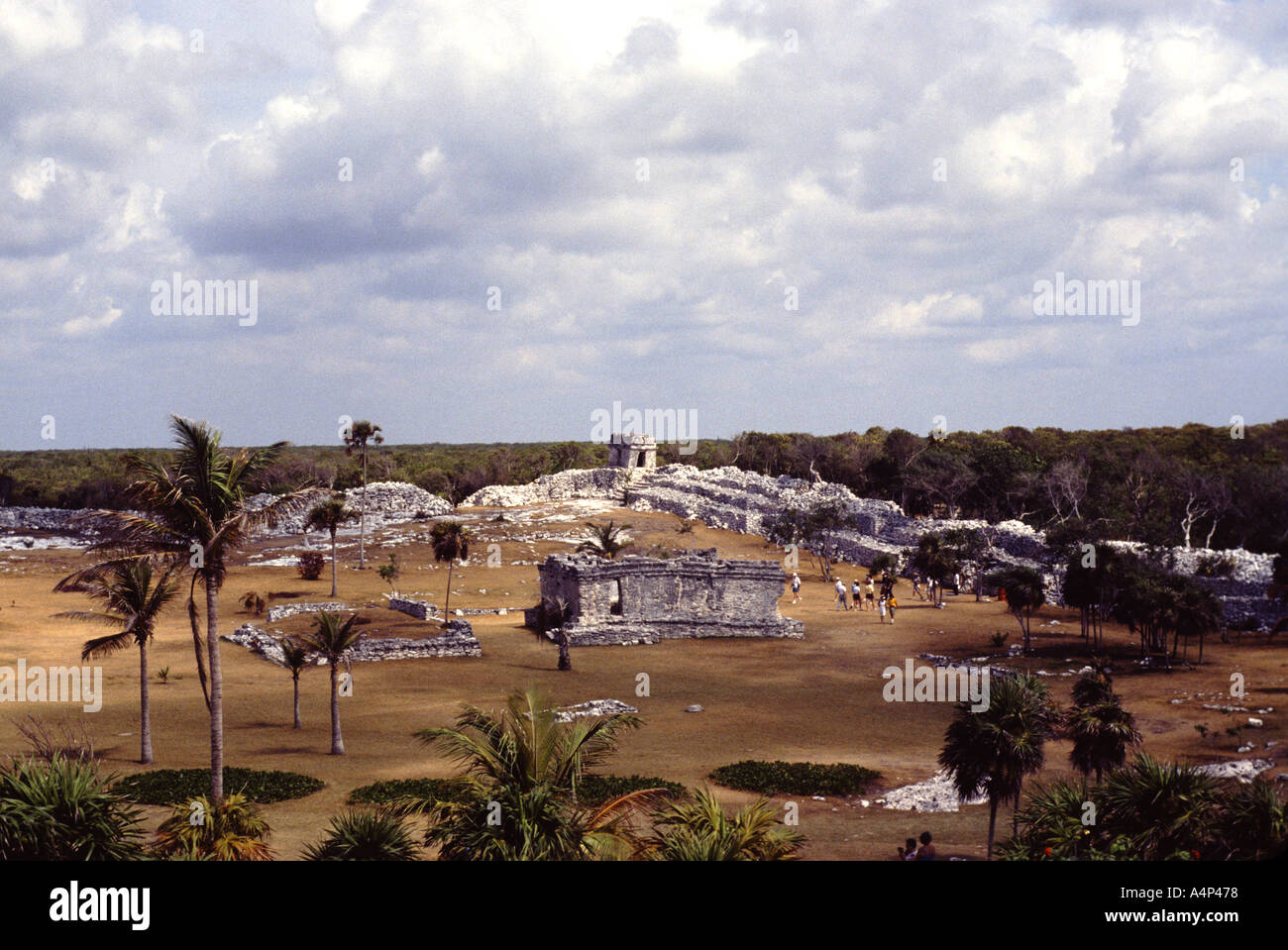 Tulum temple Yukatan Mexico Stock Photo - Alamy