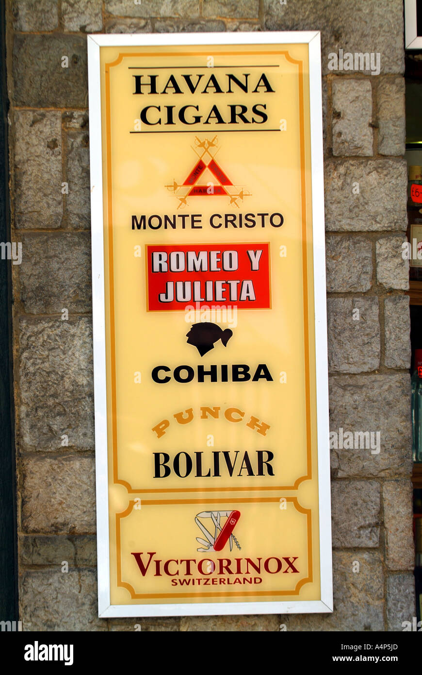 havan cigars sign cohiba cuban gibraltar trade export imports goods ...