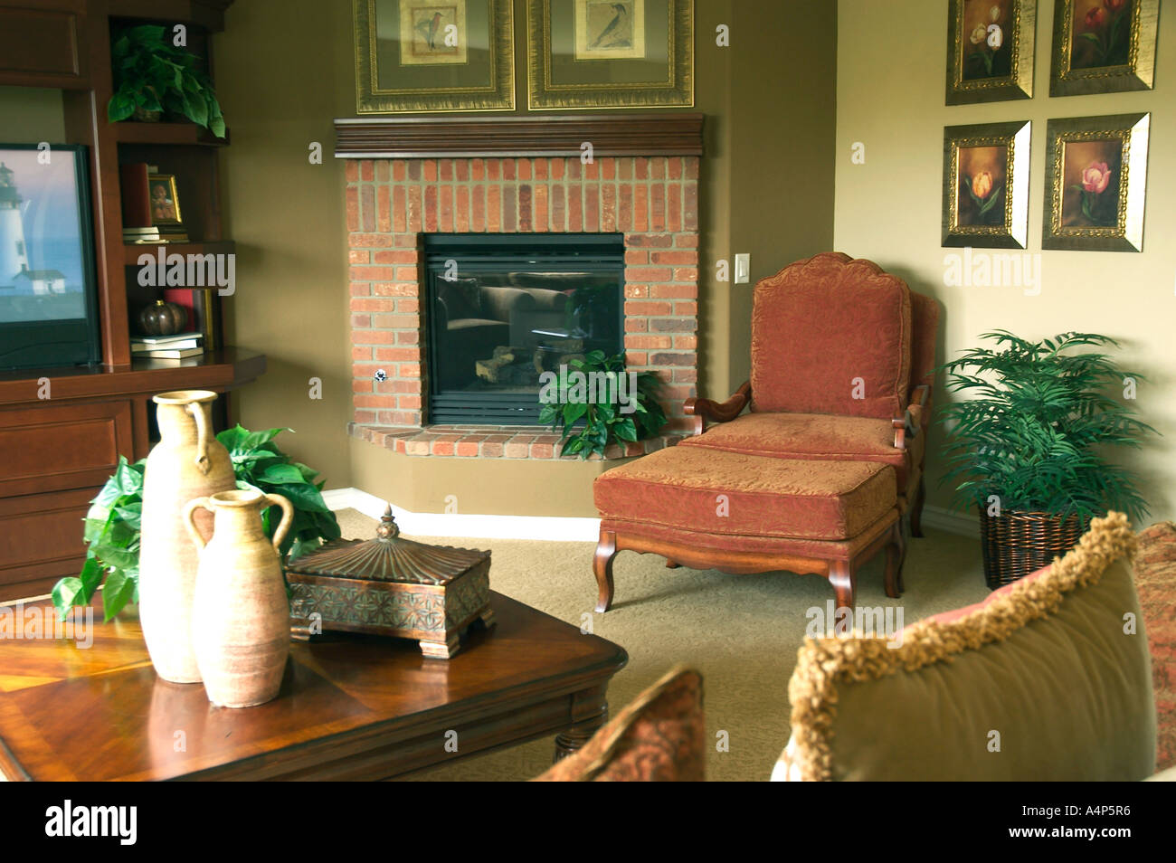 home den interior Stock Photo - Alamy