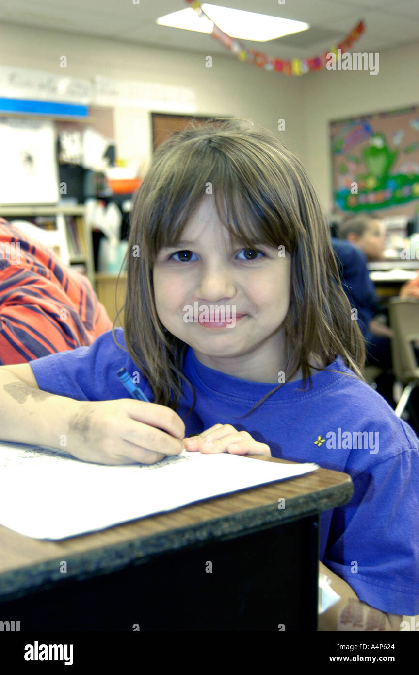 Third grade elementary students in a learning situation Stock Photo - Alamy