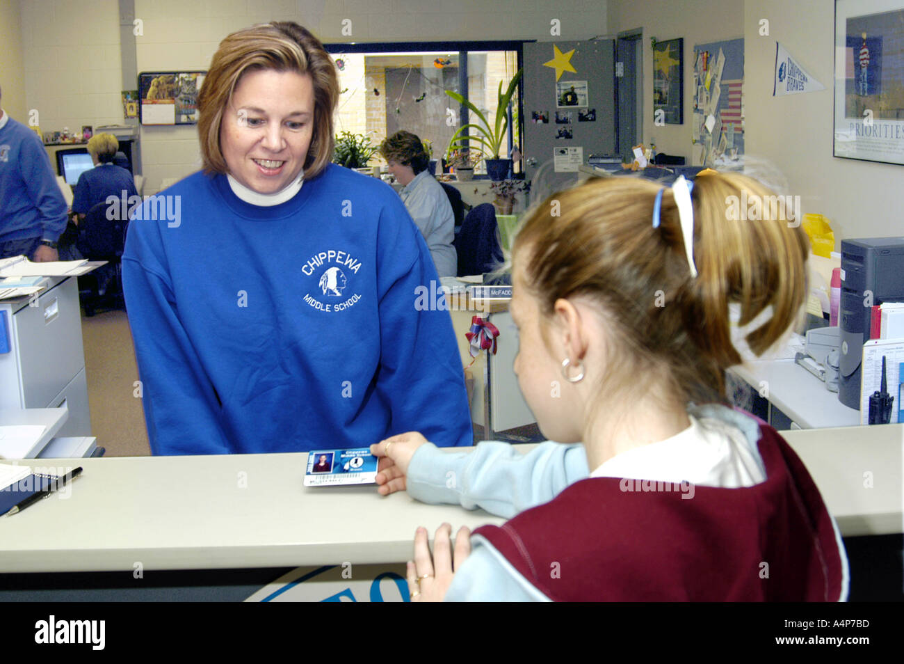 School child id card identification hi-res stock photography and images ...