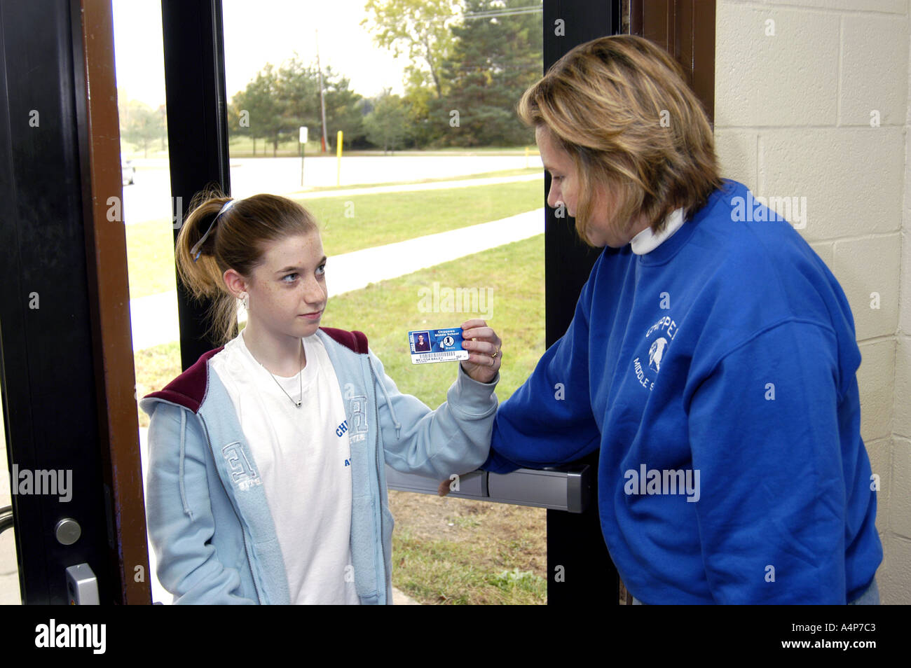 School child id card identification hi-res stock photography and images ...