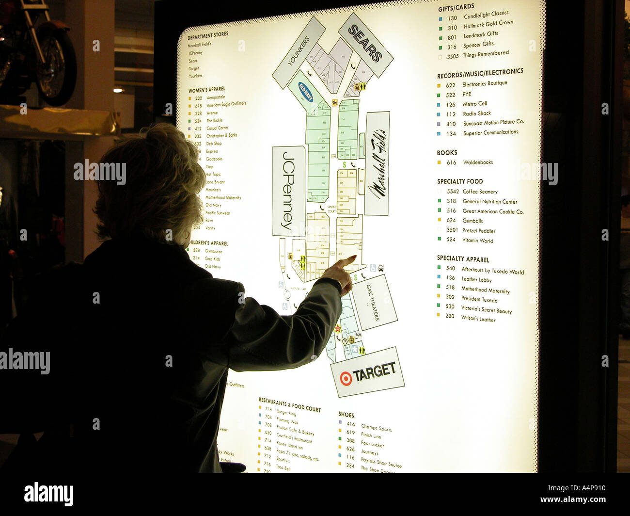 Store directory map hi-res stock photography and images - Alamy