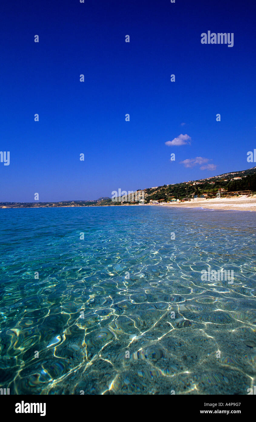 Lourdas beach kefalonia greece hi-res stock photography and images - Alamy