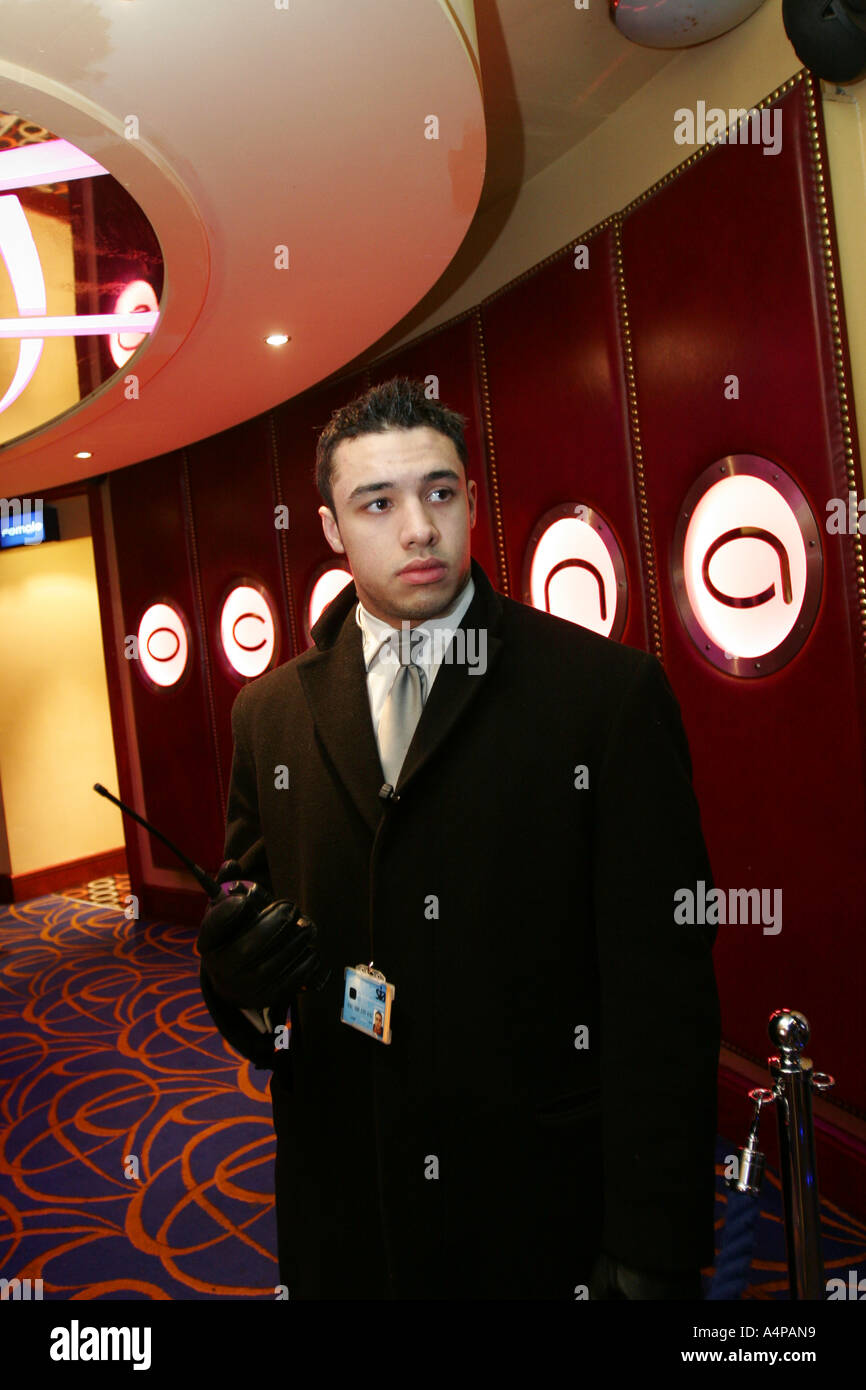 Bar man bouncer hi-res stock photography and images - Alamy