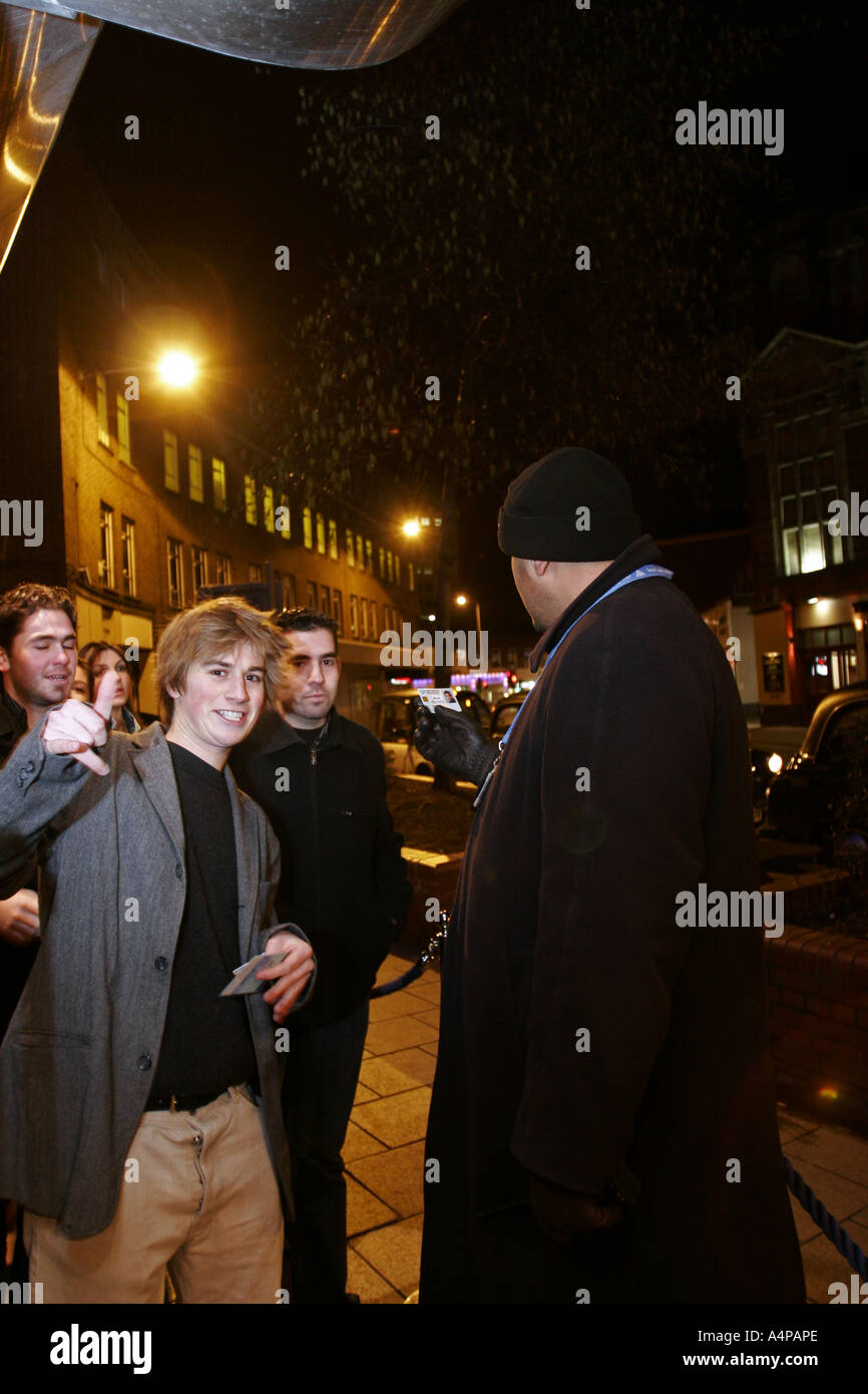 united kingdom london security men at a london club Stock Photo - Alamy