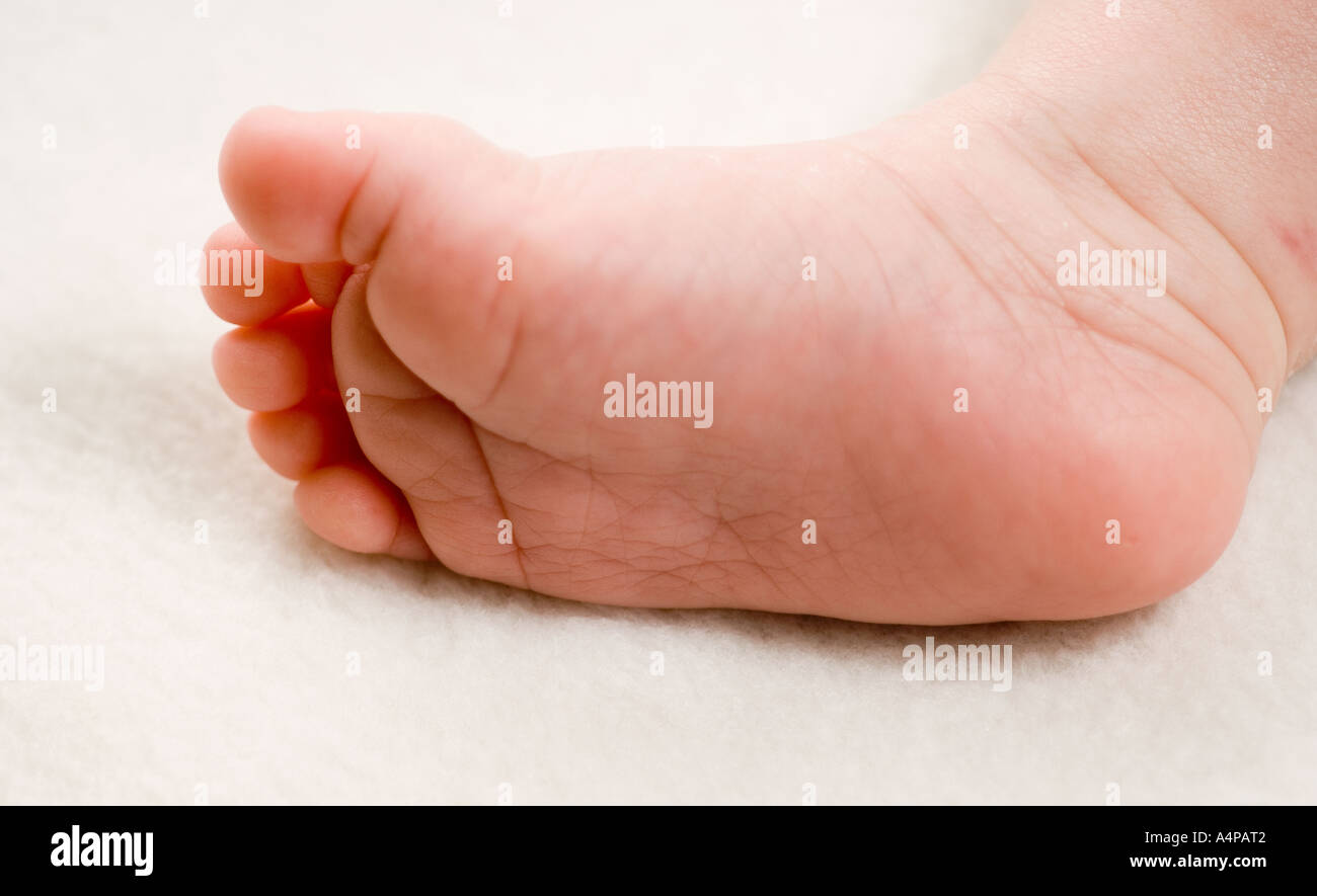 Babys foot 7 month old hi-res stock photography and images - Alamy
