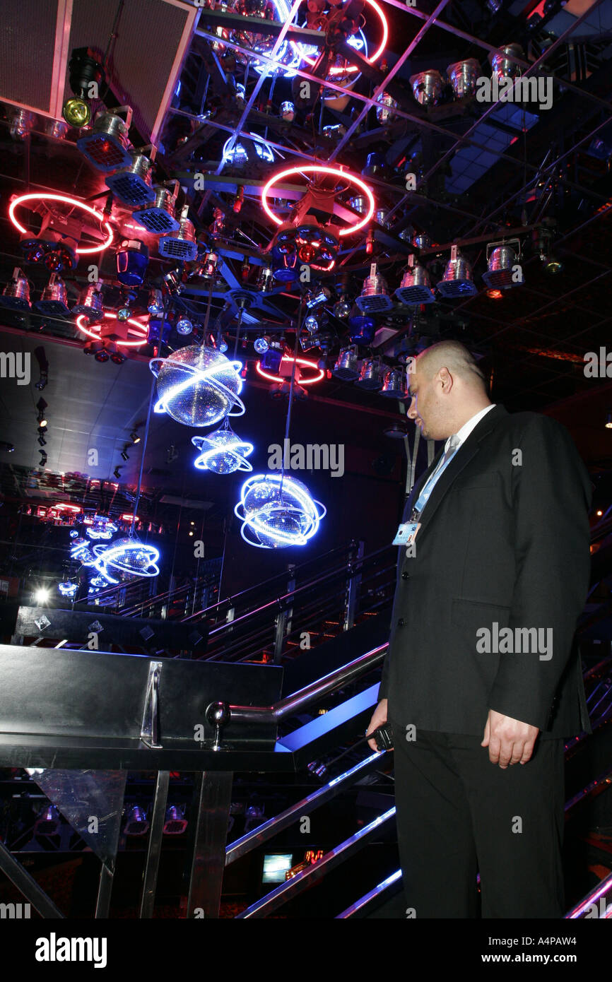 united kingdom london security men at a london club Stock Photo - Alamy