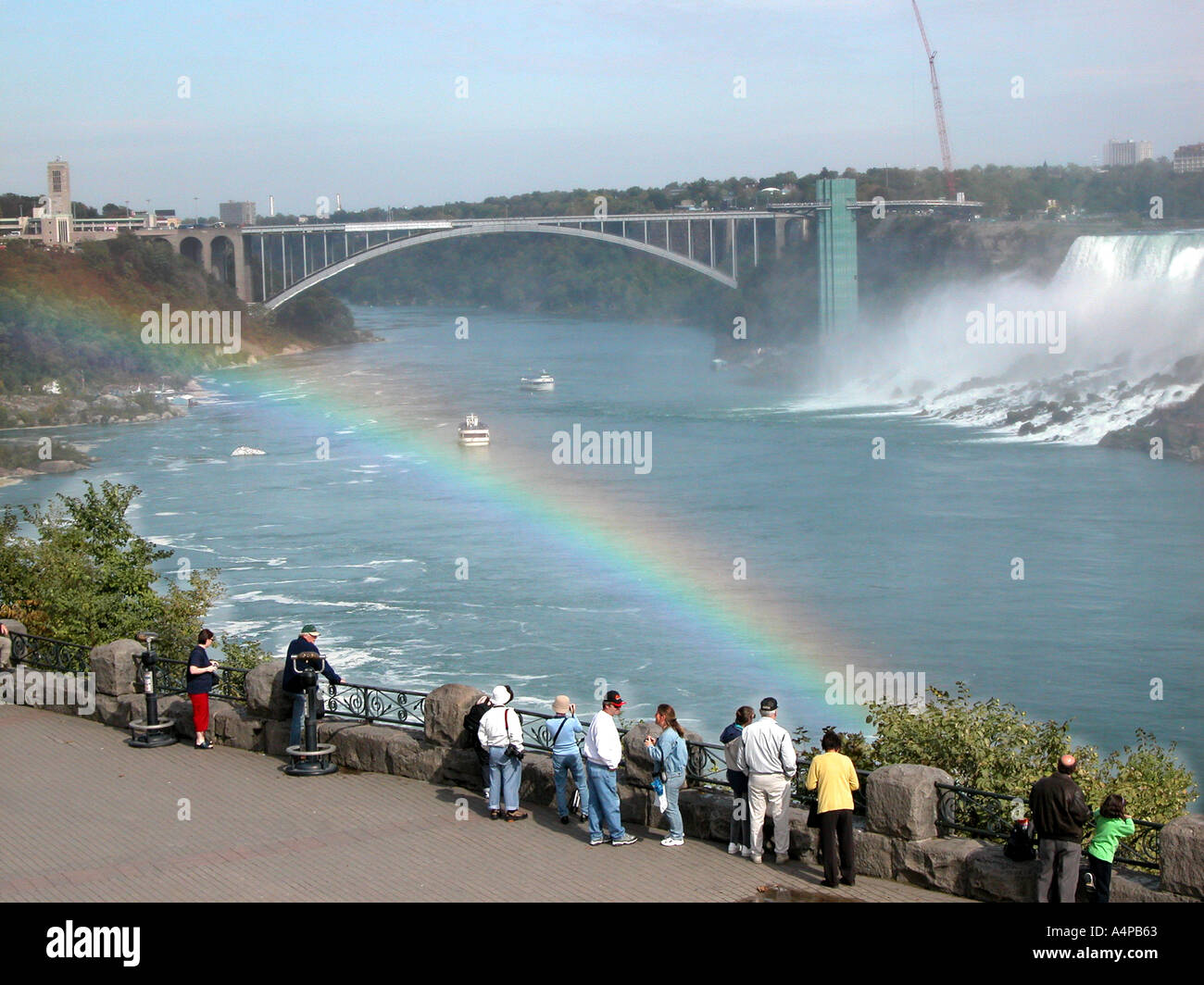Niagara Falls Canada Ontario rainbow Stock Photo - Alamy