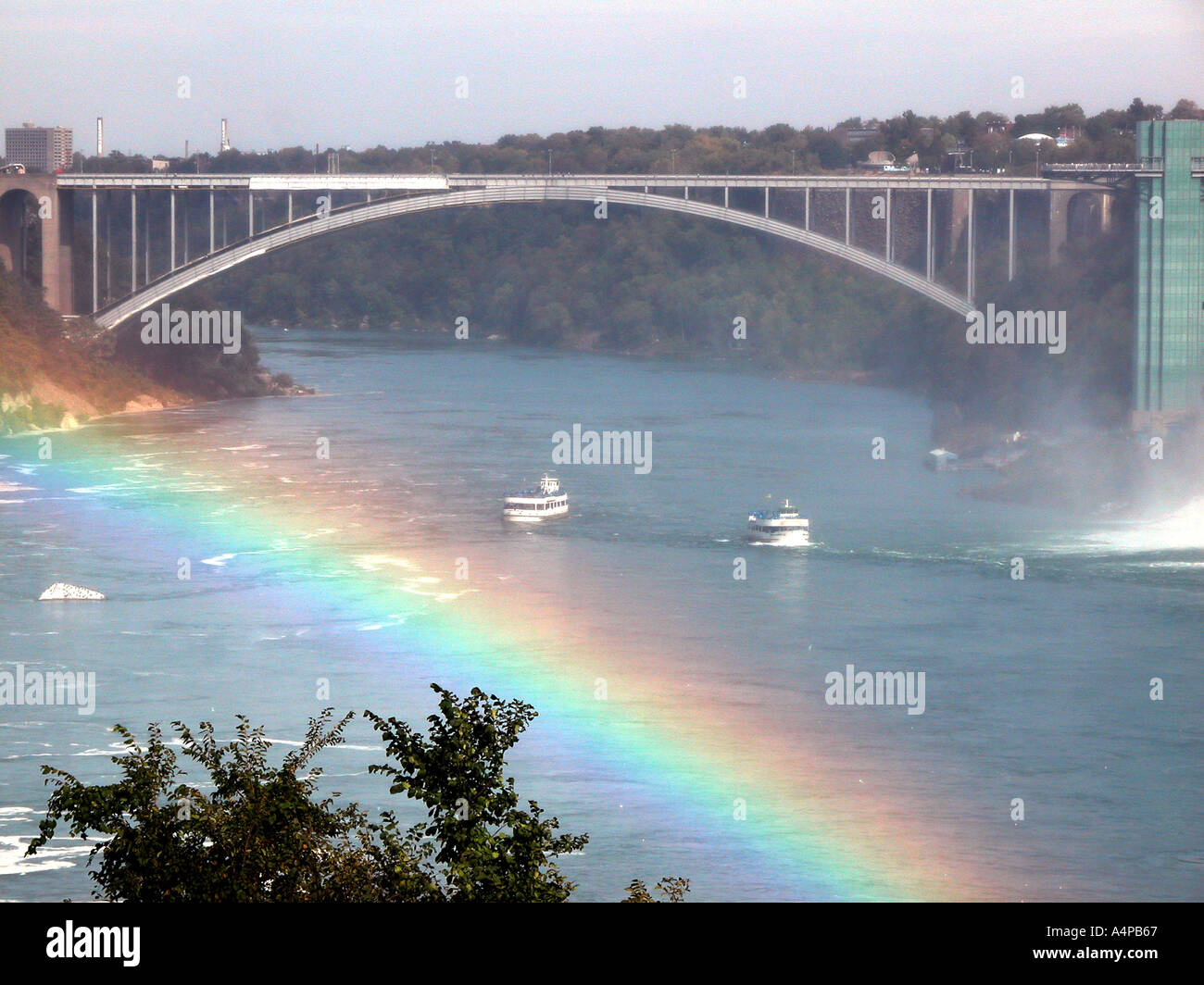 Niagara Falls Canada Ontario rainbow Stock Photo - Alamy