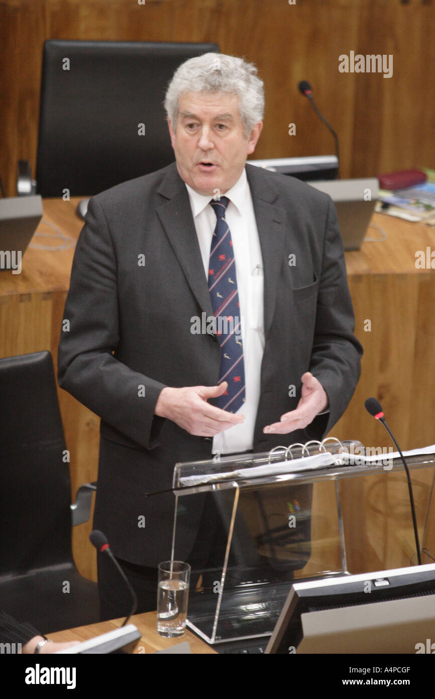 Rhodri Morgan First Minister Interior of the Debating Chamber at the ...