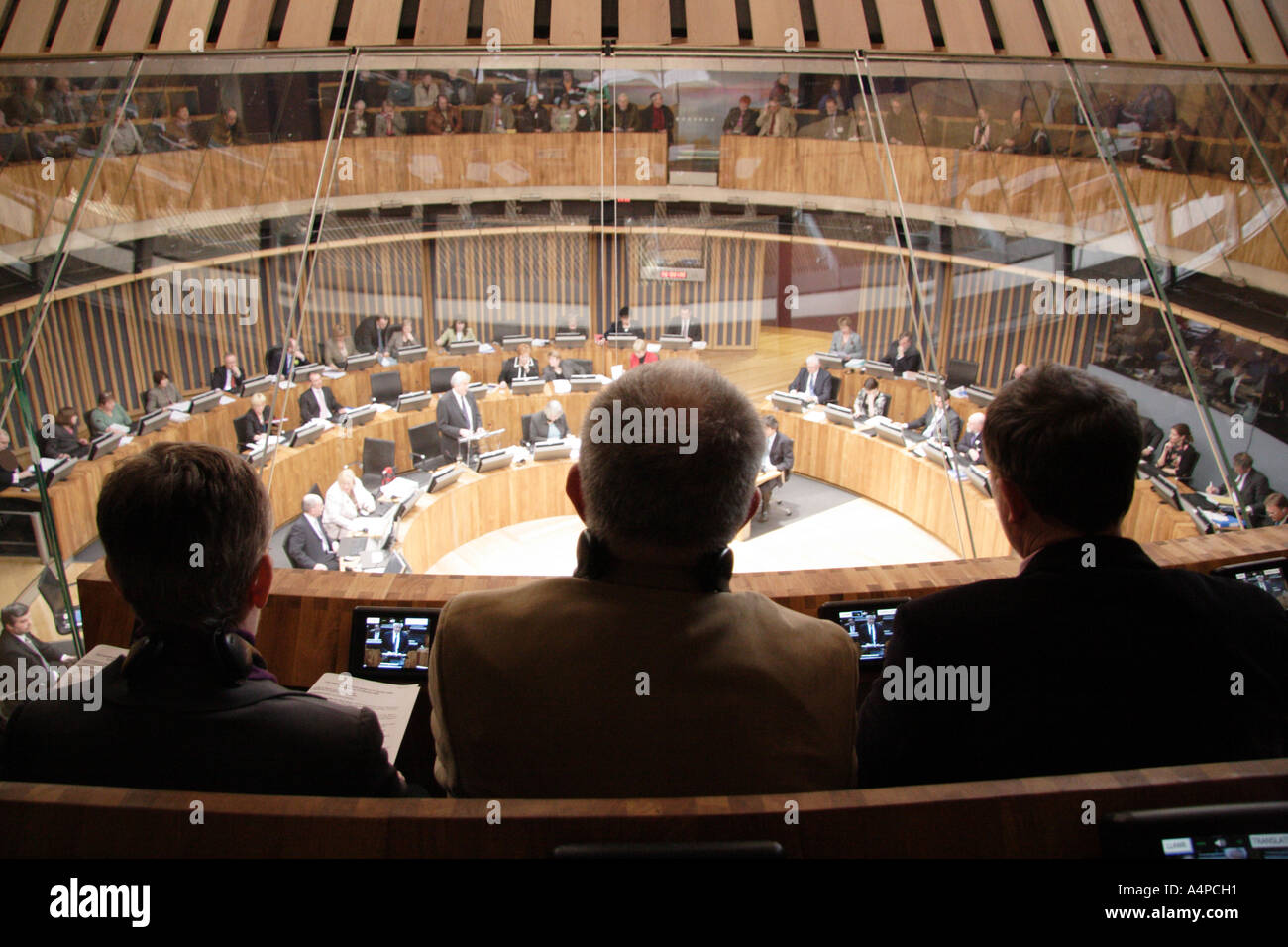 Spectators Gallery Interior of the Debating Chamber at the National ...