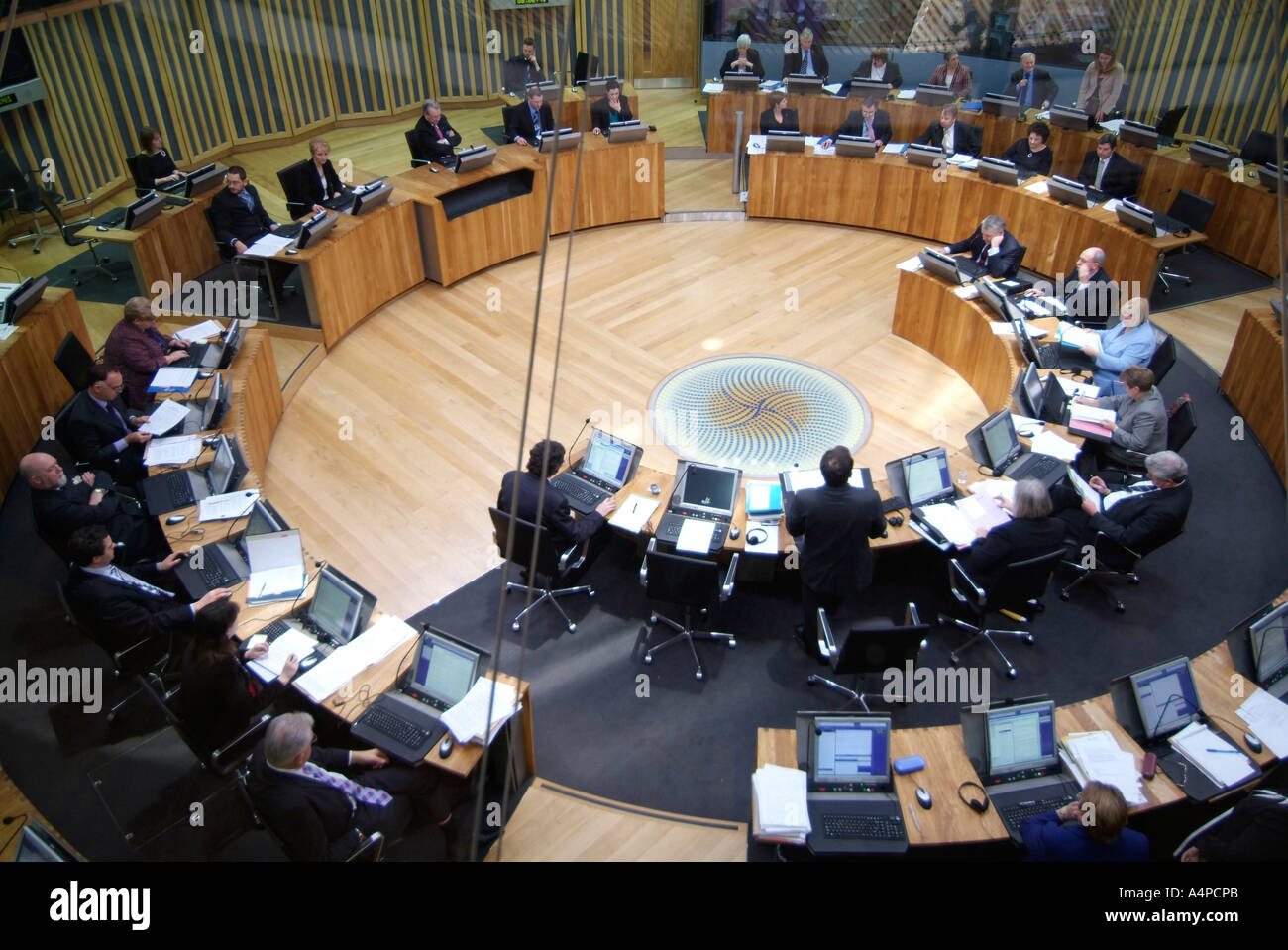Assembly Members in Debating Chamber National Assembly for Wales ...