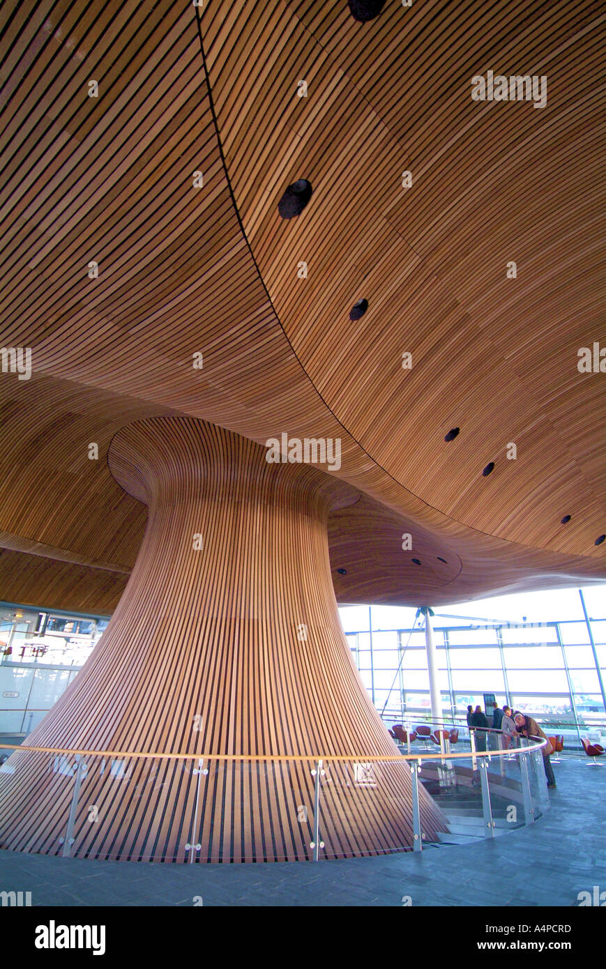 Interior National Assembly for Wales Building Cardiff Bay South Wales ...