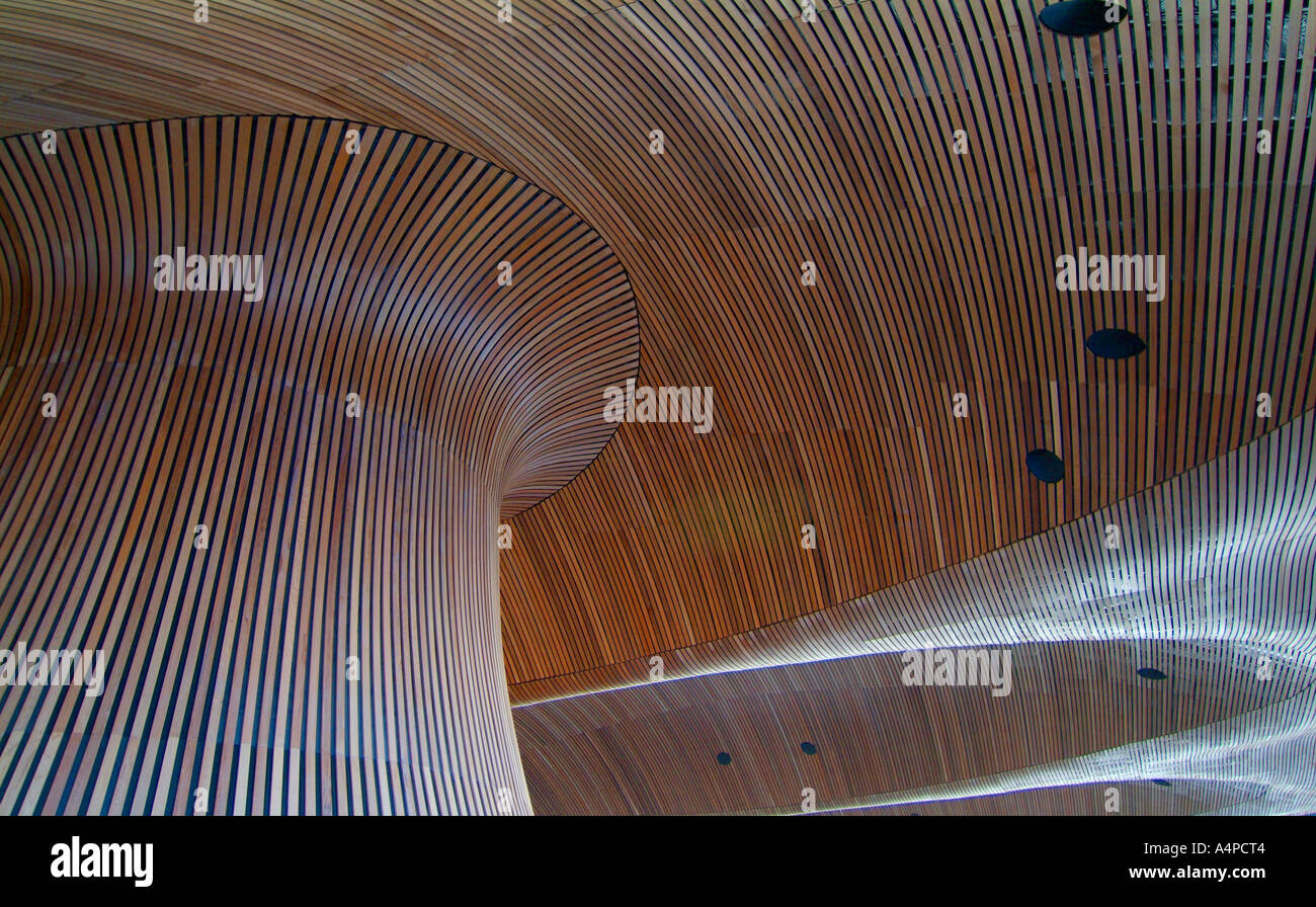 Interior National Assembly for Wales Building Cardiff Bay South Wales ...