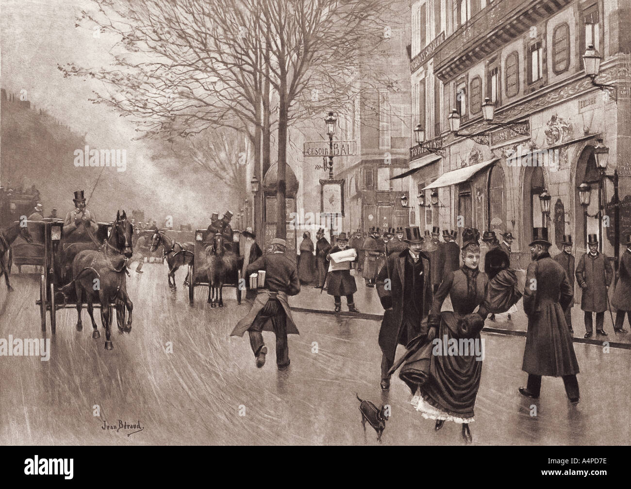 Boulevard italien hi-res stock photography and images - Alamy