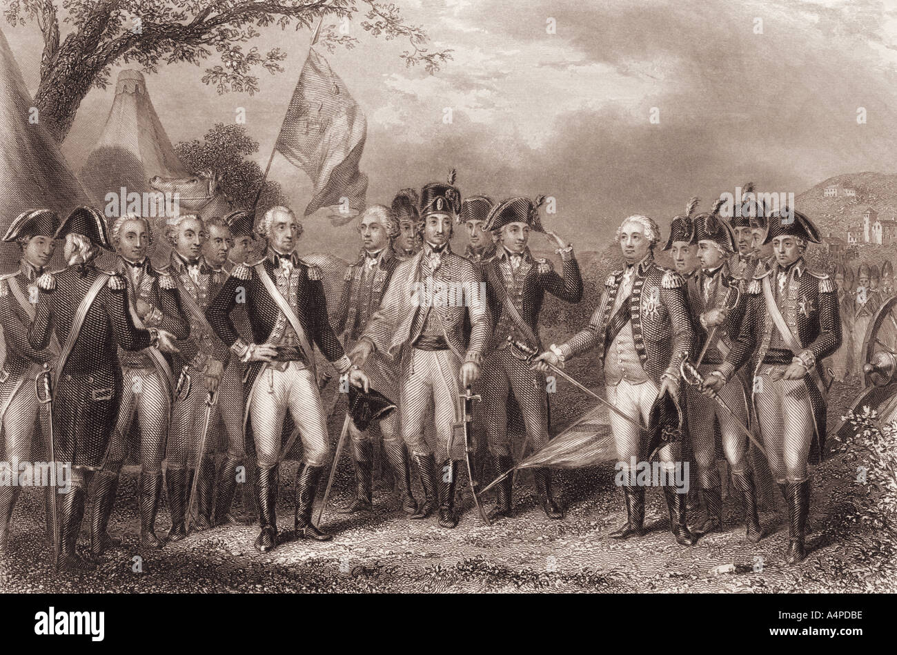 Battle of yorktown cornwallis hi-res stock photography and images - Alamy