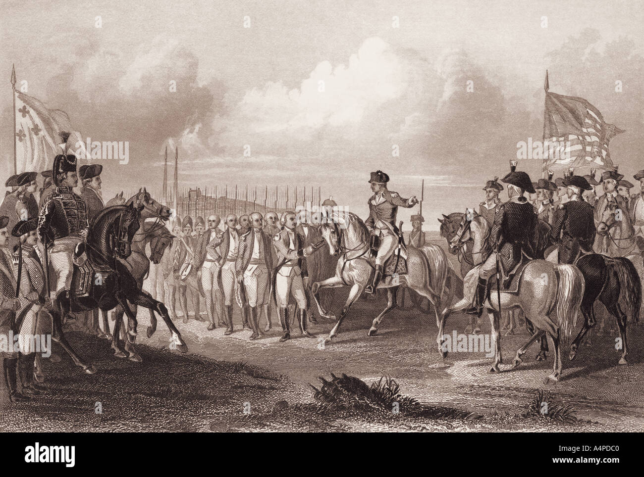 Battle of yorktown cornwallis hi-res stock photography and images - Alamy