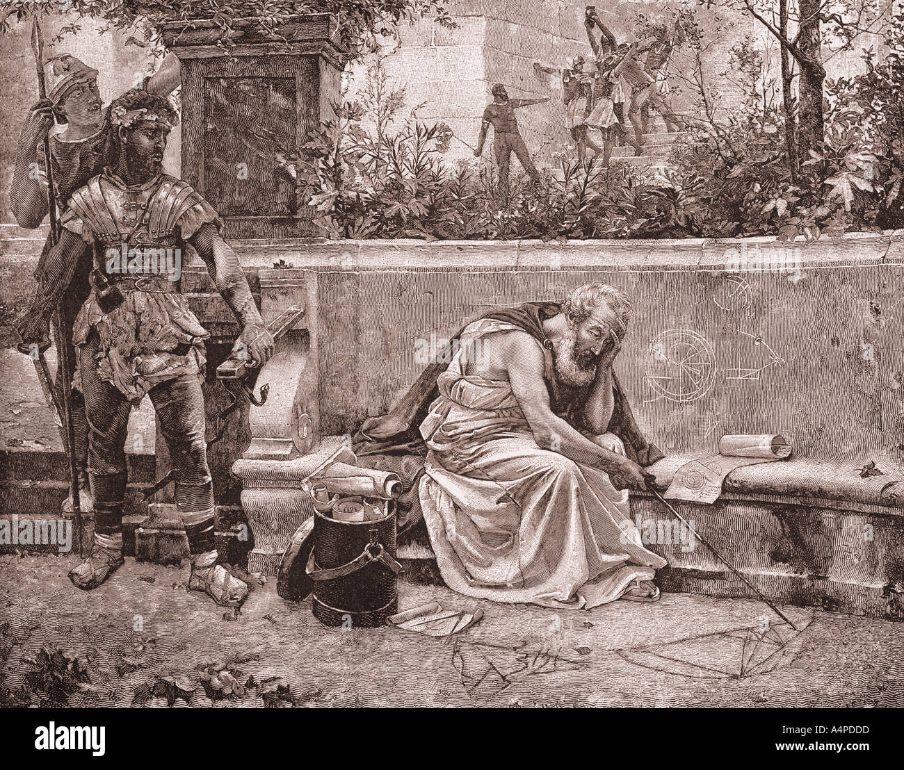 Archimedes Death Ray Boat Shadow