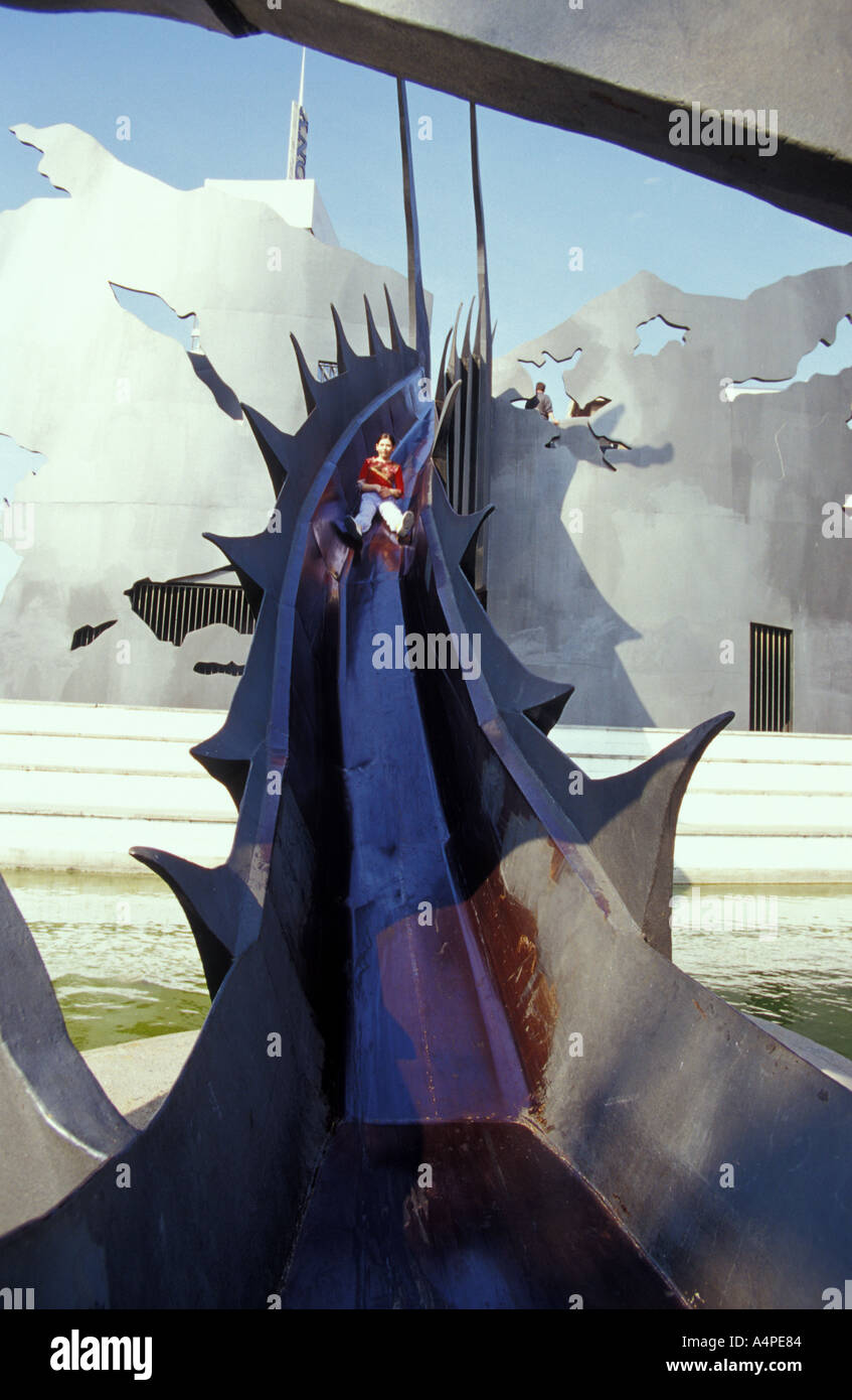 Girl water slide hi-res stock photography and images - Alamy