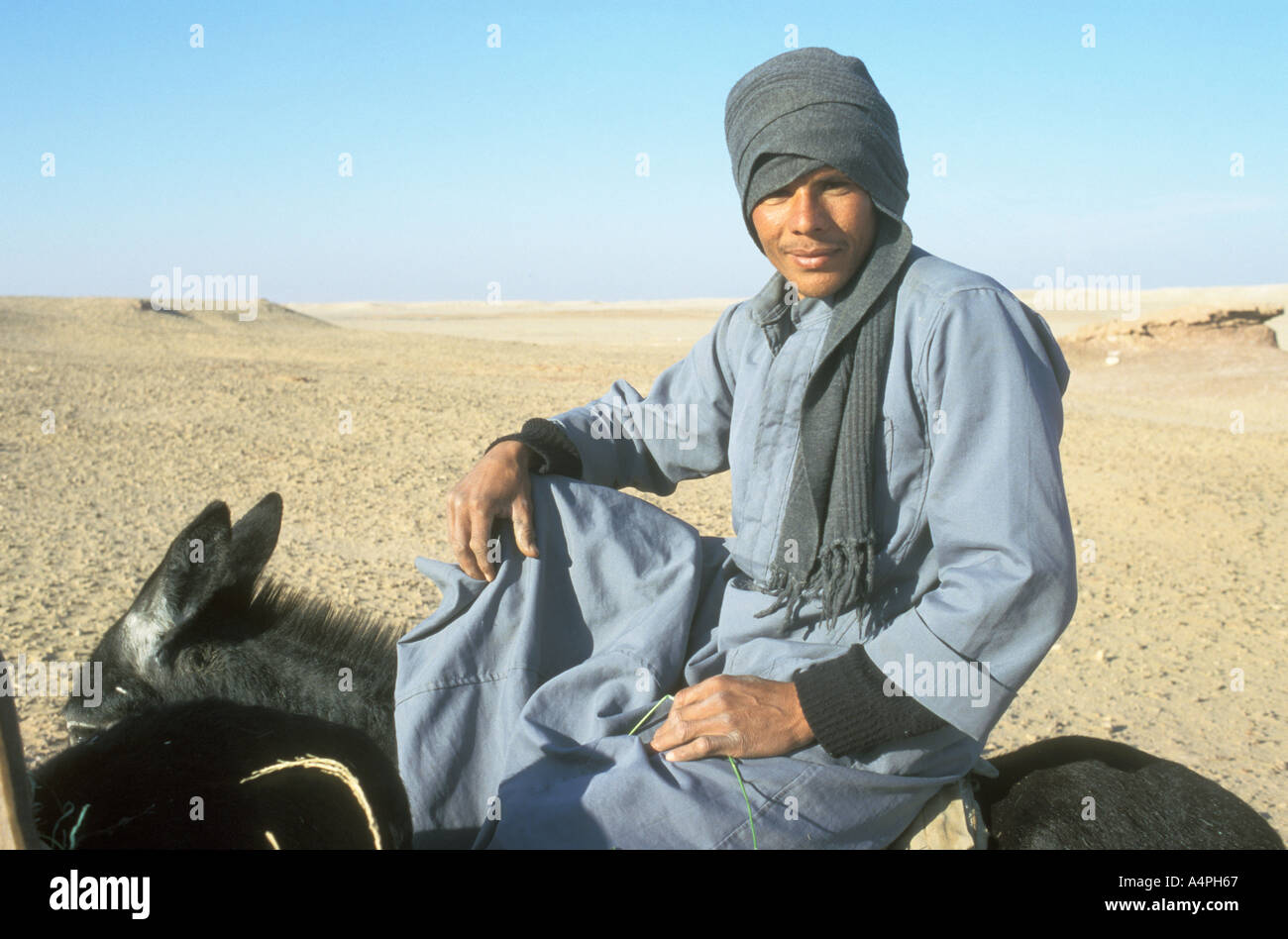 Africa Egypt Archaeological dig at Dakhla Oasis Stock Photo - Alamy