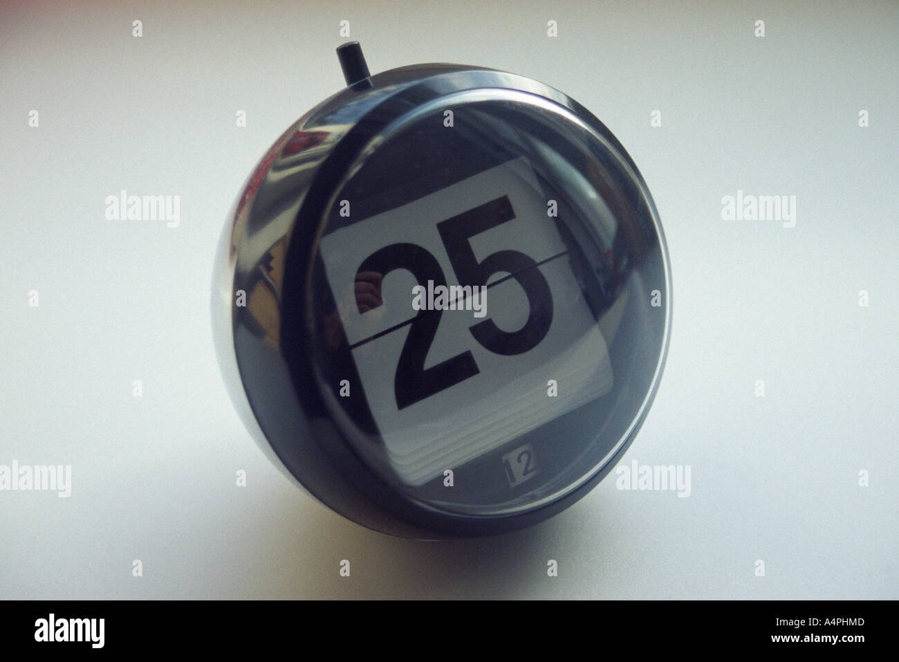 Date clock showing Christmas Day - the 25th Stock Photo - Alamy