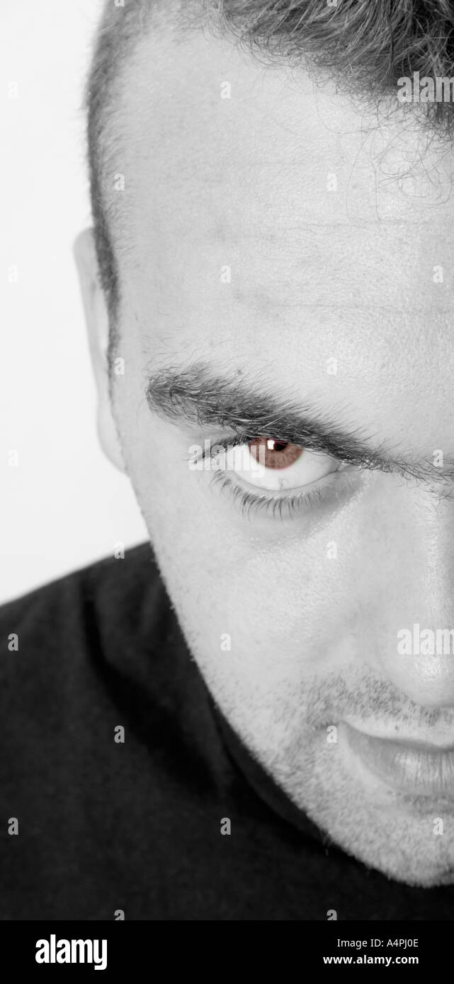 Mature male bw photo hi-res stock photography and images - Alamy