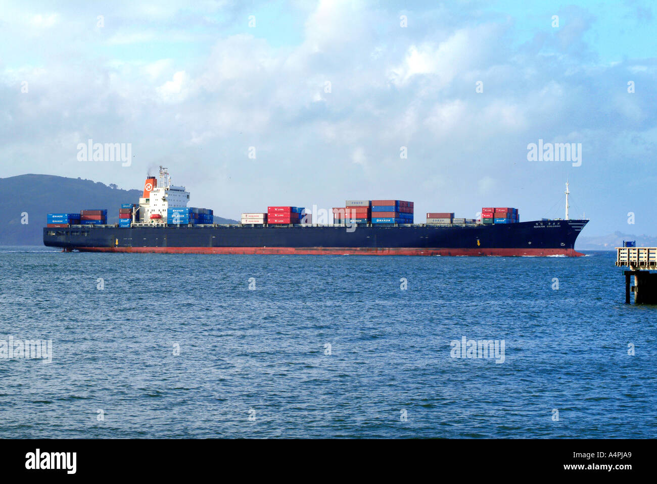 container cargo ship Stock Photo - Alamy