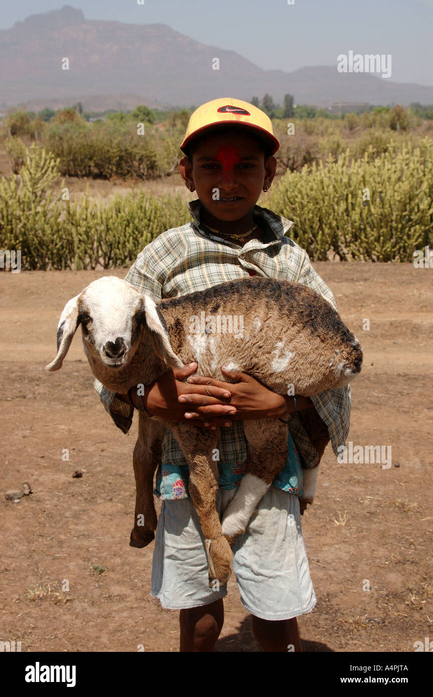 Indian shepherd boy hi-res stock photography and images - Alamy