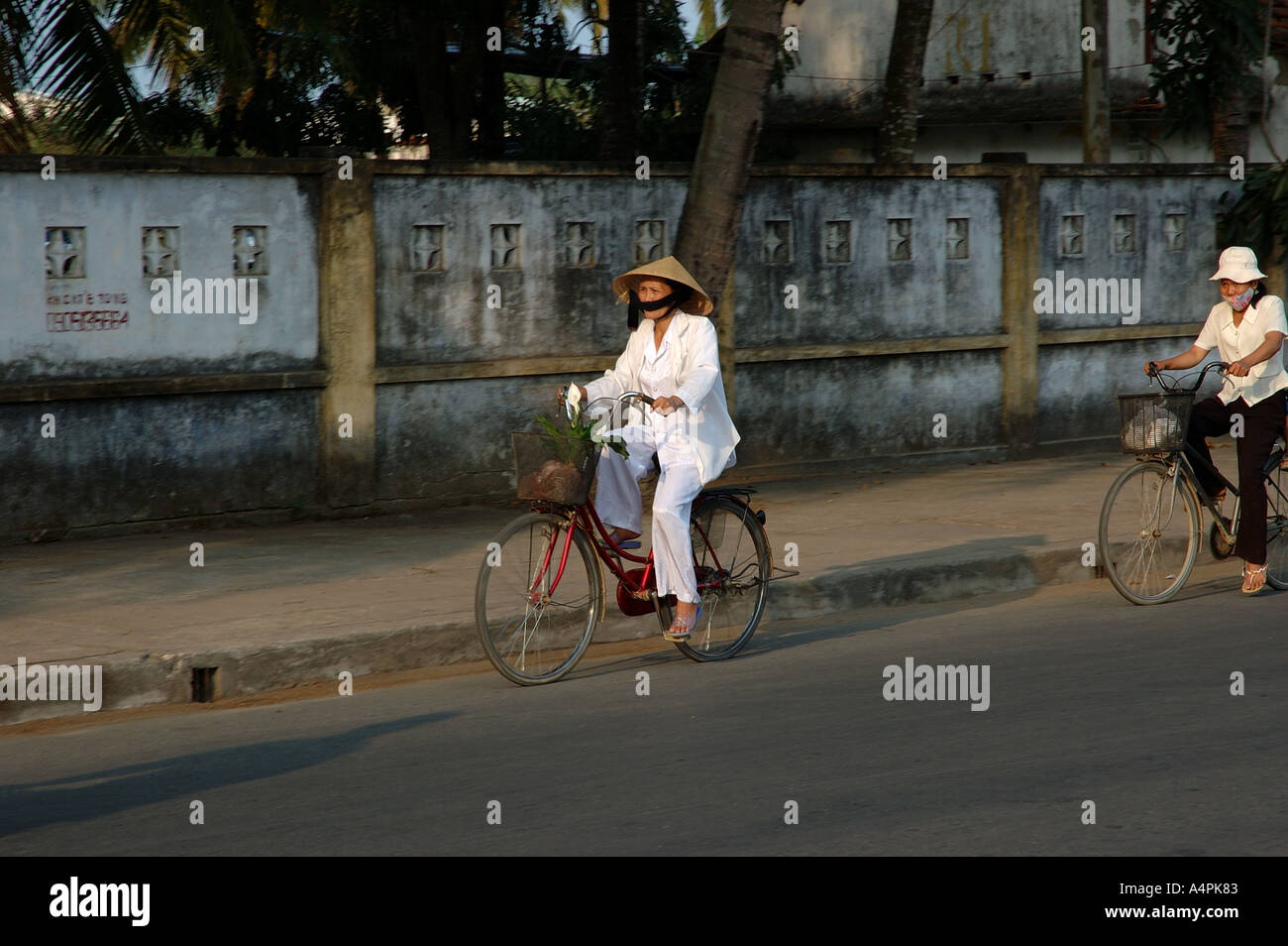 Street scene Hoi An Vietnam South East Asia Typical Vietnamese everyday ...