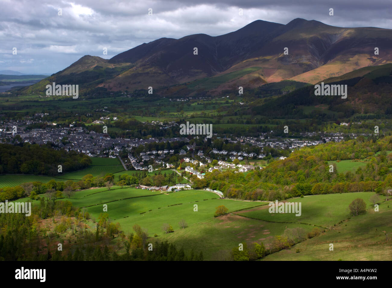 England, Cumbria, Lake District National Park. View looking towards the ...
