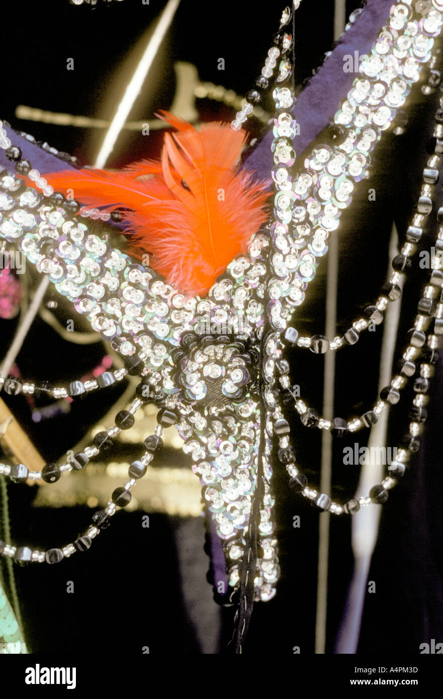 South America Brazil Man dancing at Rio carnival Stock Photo - Alamy