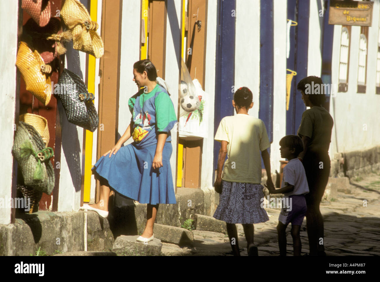 Americas Brazil Portuguese colonial town Stock Photo - Alamy