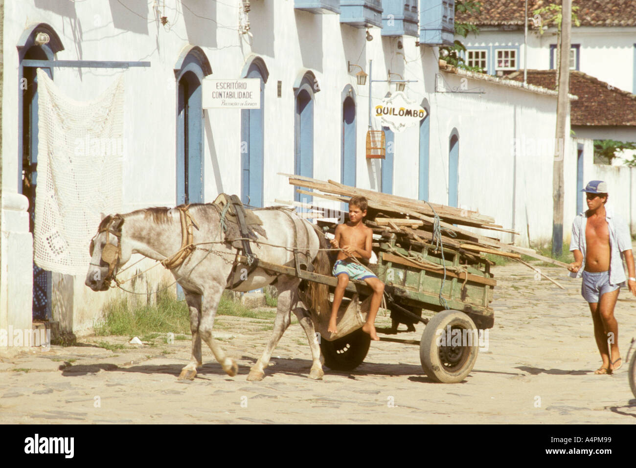 Americas Brazil Portuguese colonial town Stock Photo - Alamy