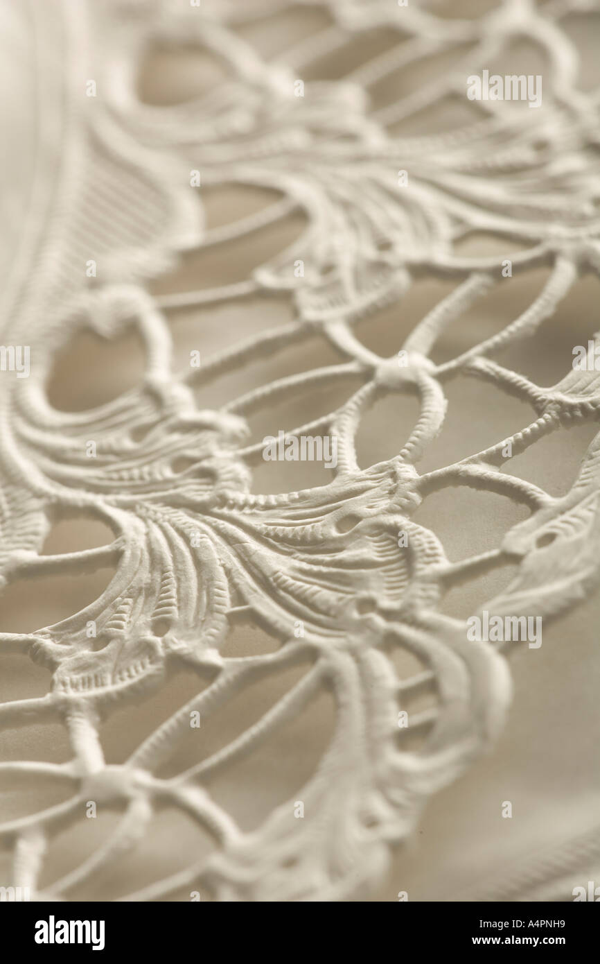 White lace full frame hi-res stock photography and images - Alamy