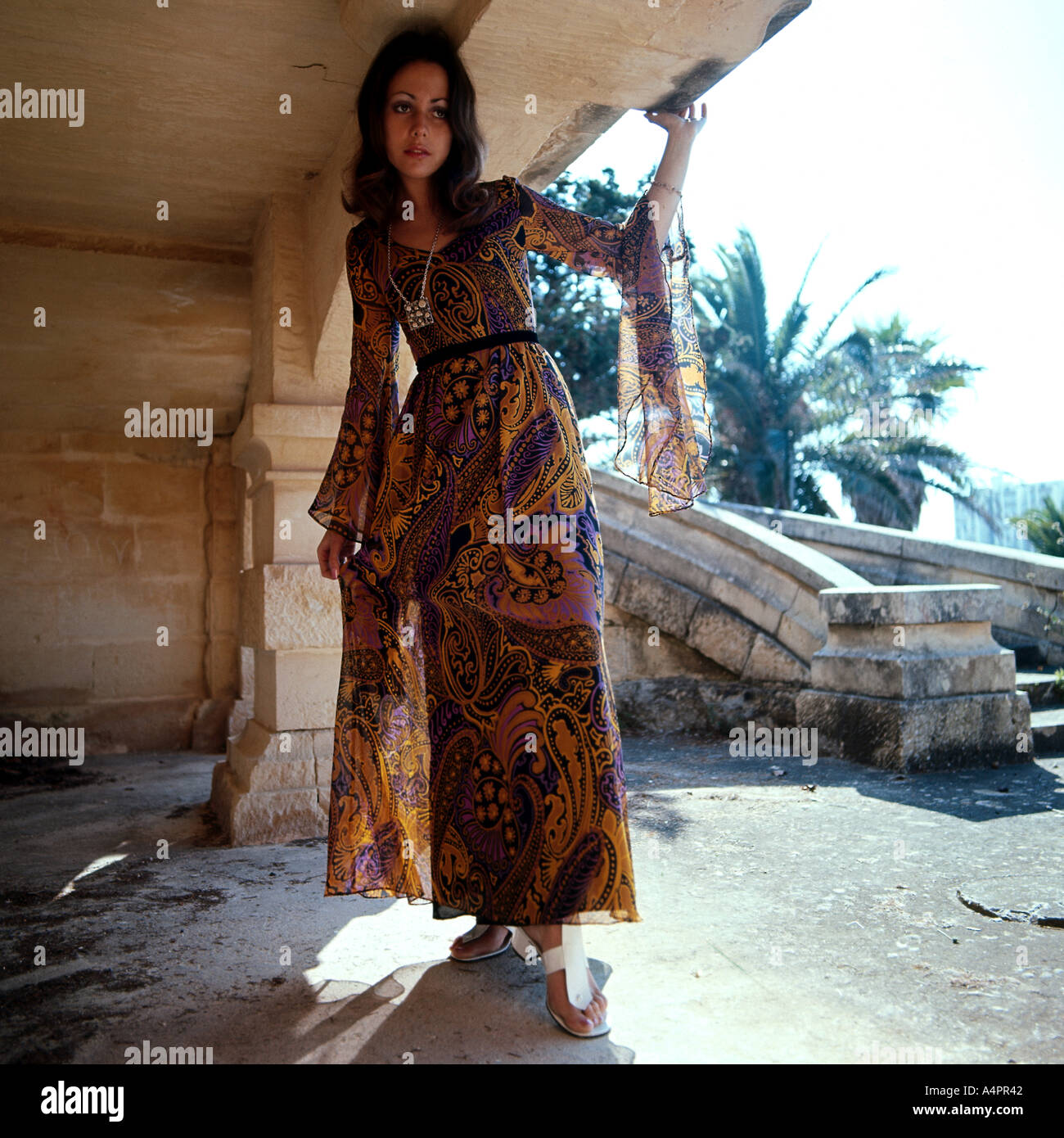 Female Model 1970s Stock Photo - Alamy