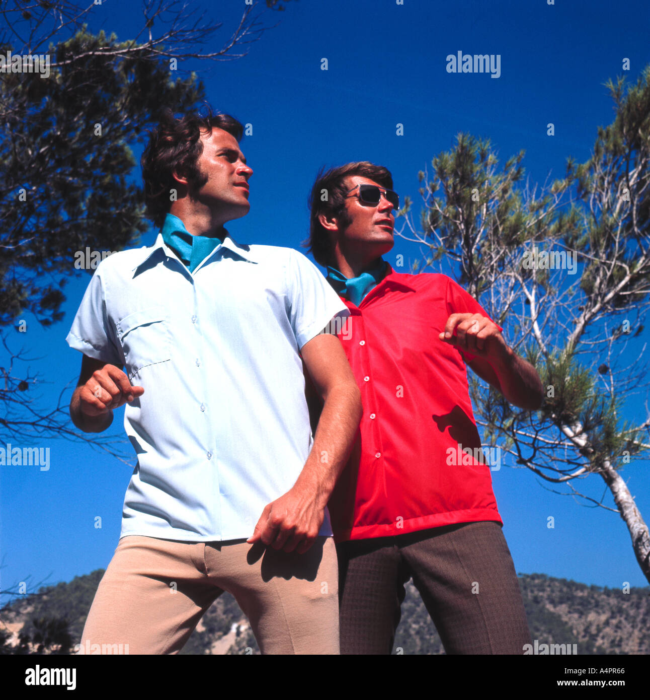 Two male fashion models Stock Photo - Alamy