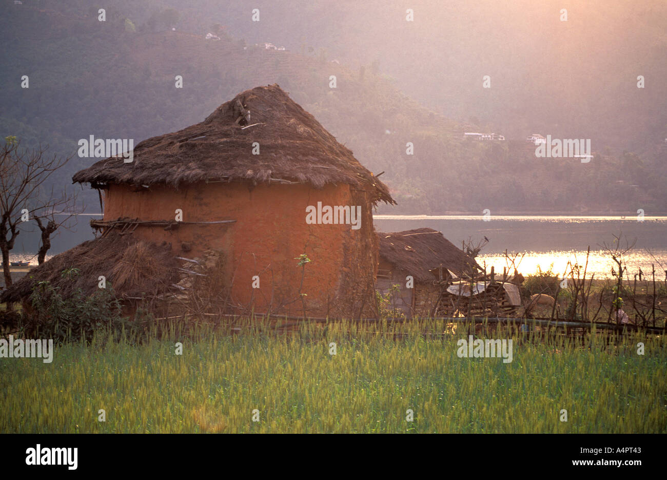 Traditional Farm Building Near Pokhara Nepal Stock Photo - Alamy