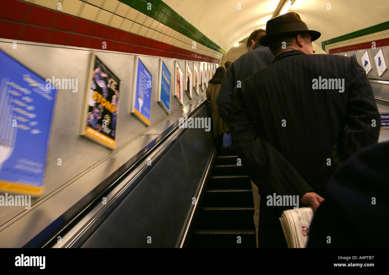 Tube commuters hi-res stock photography and images - Alamy