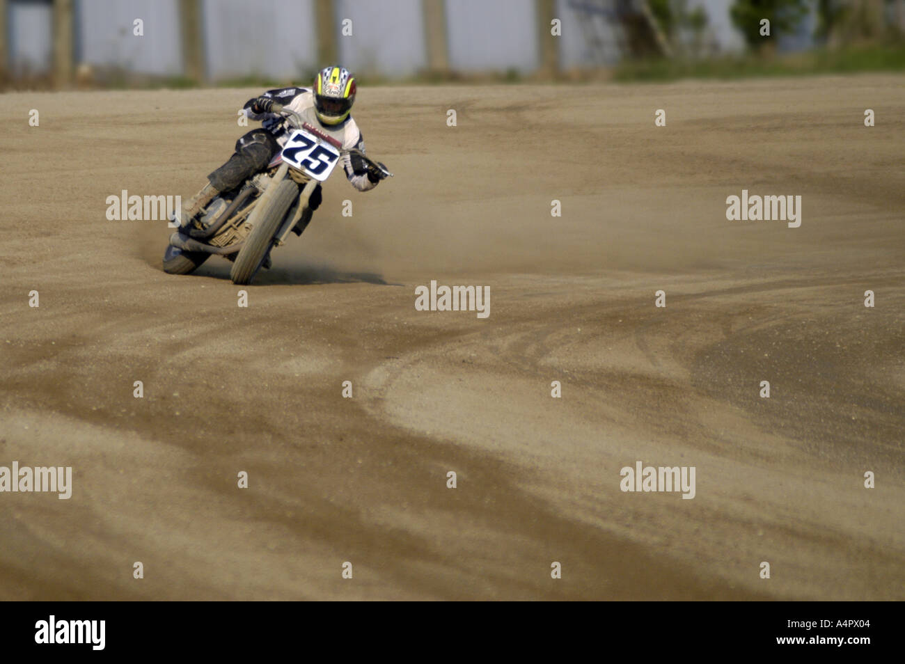 Flat track motorcycle racing hi-res stock photography and images - Alamy