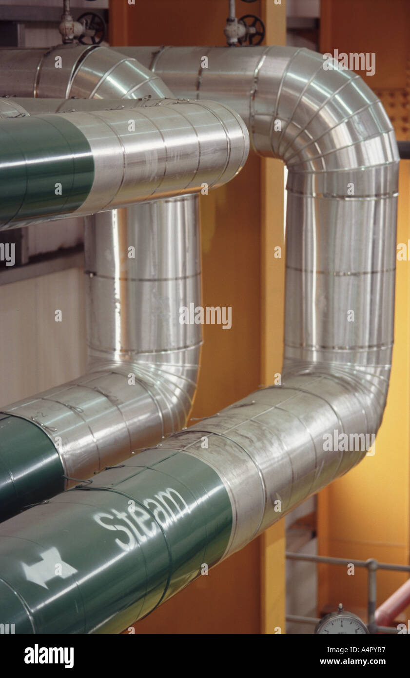 electrical power station pipeline Stock Photo - Alamy