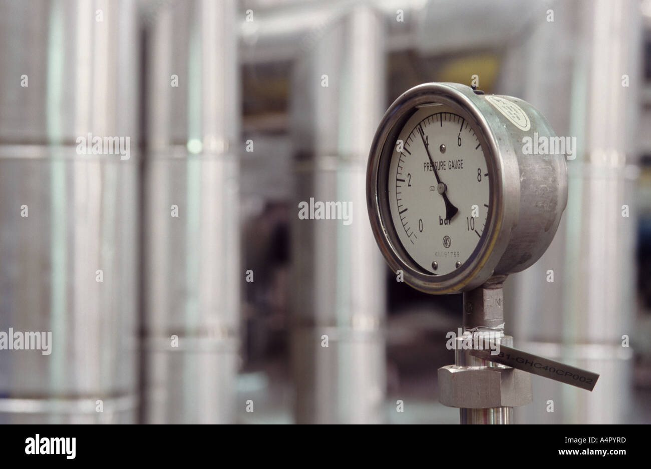 electrical power station pipeline, meter, tank, gauge Stock Photo - Alamy