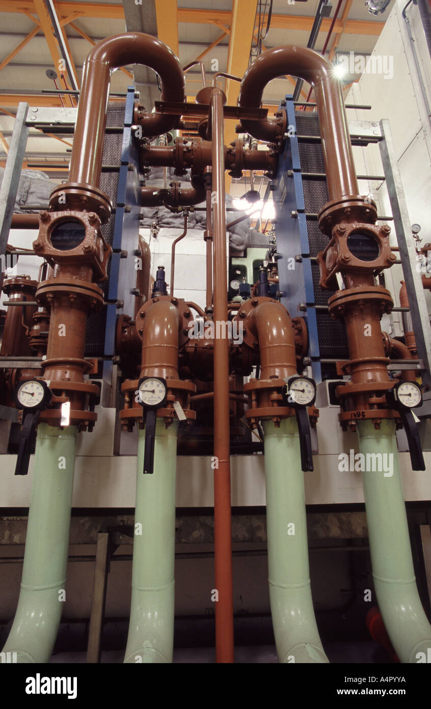 electrical power station pipeline Stock Photo - Alamy