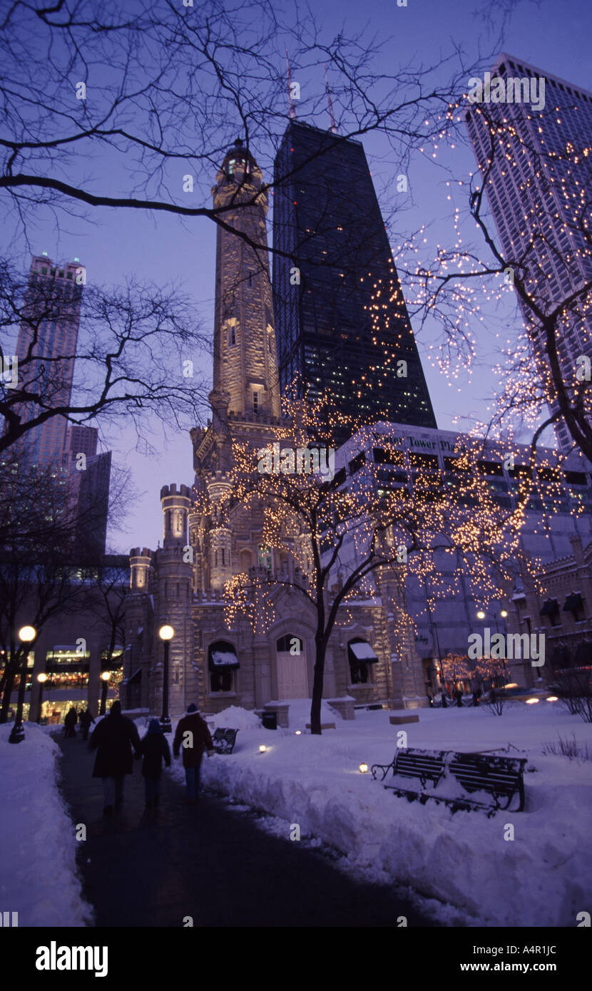 chicago, water tower Stock Photo - Alamy