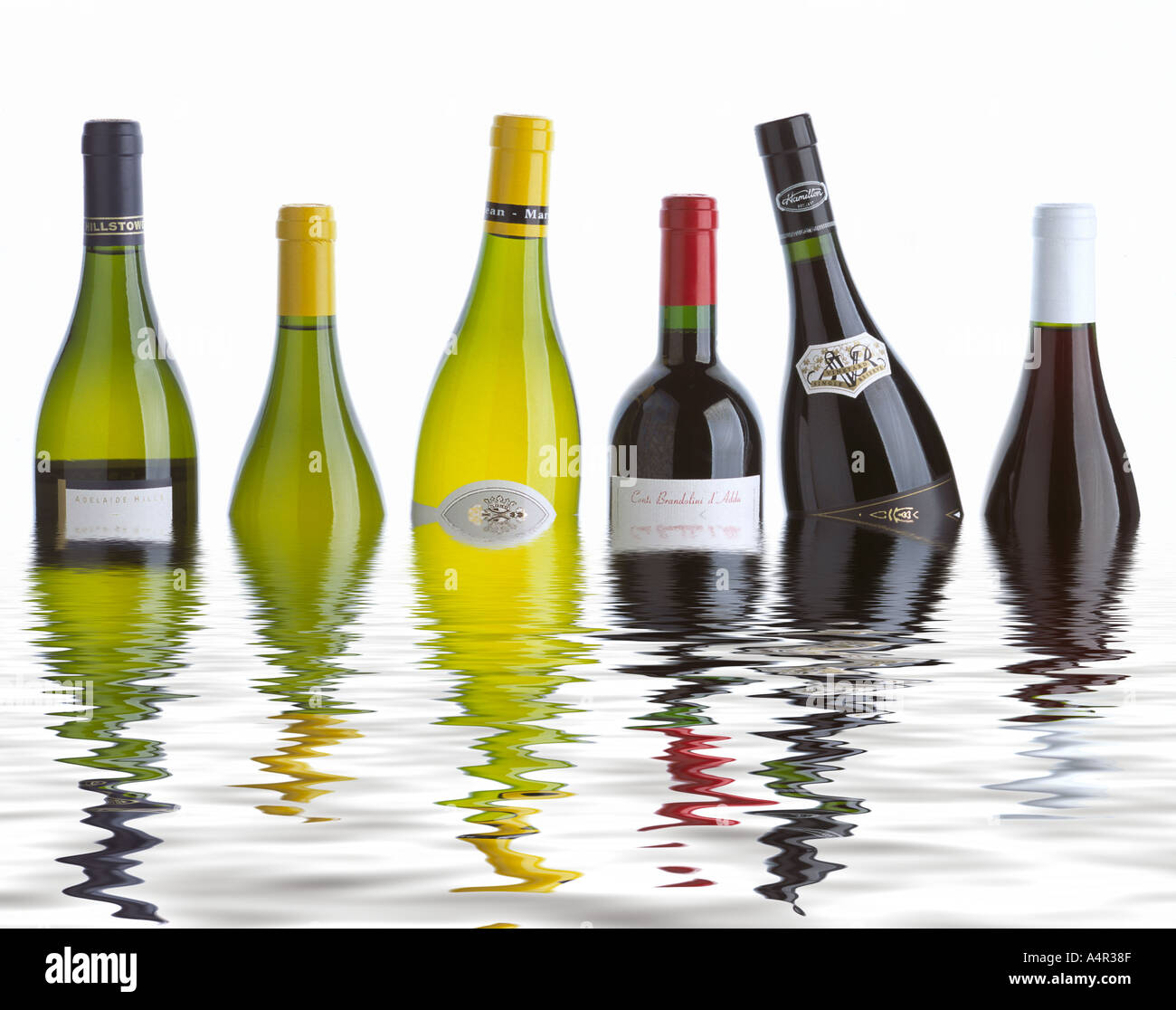 bottles of wine Stock Photo - Alamy