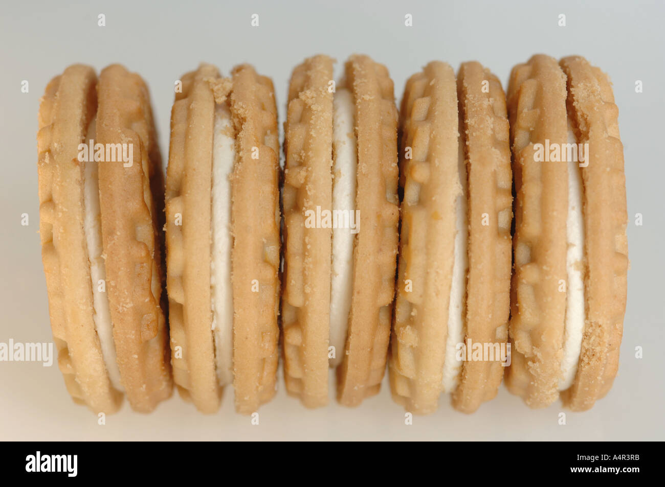 Crunch cream biscuit hi-res stock photography and images - Alamy