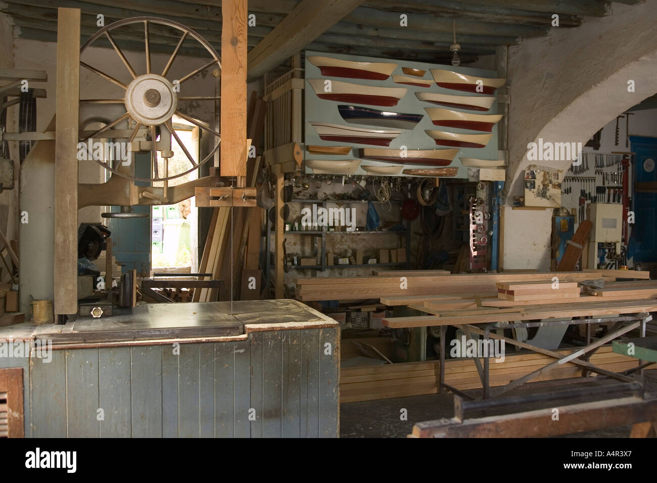Interiors of a workshop Stock Photo - Alamy