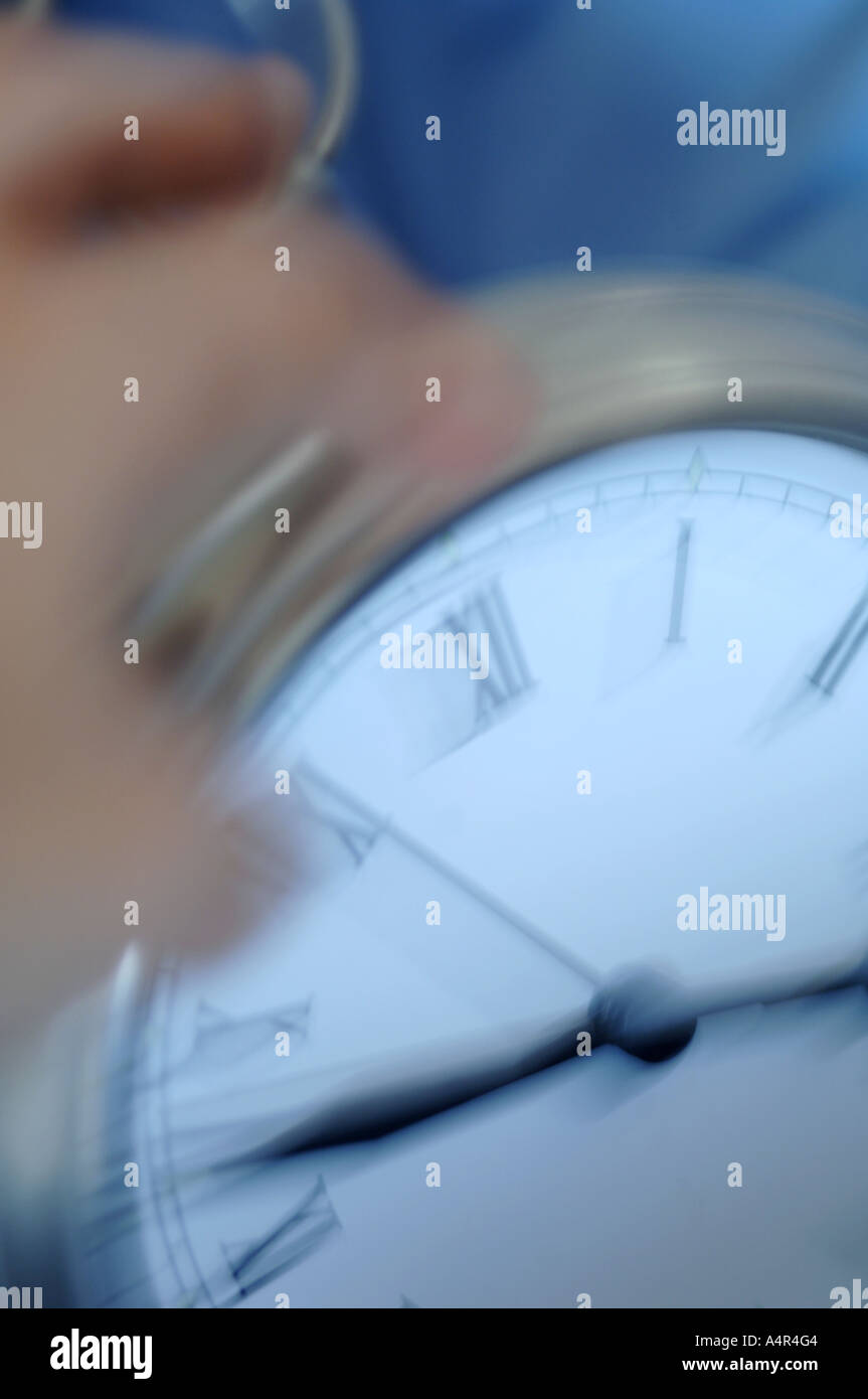 alarm clock, blurred, shaking, hand turning off the alarm Stock Photo ...