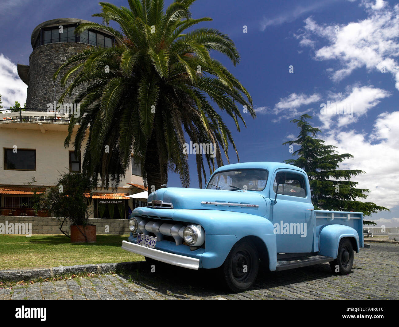 Old colonial town of Colonia in Uruguay. A UNESCO world heritage site ...